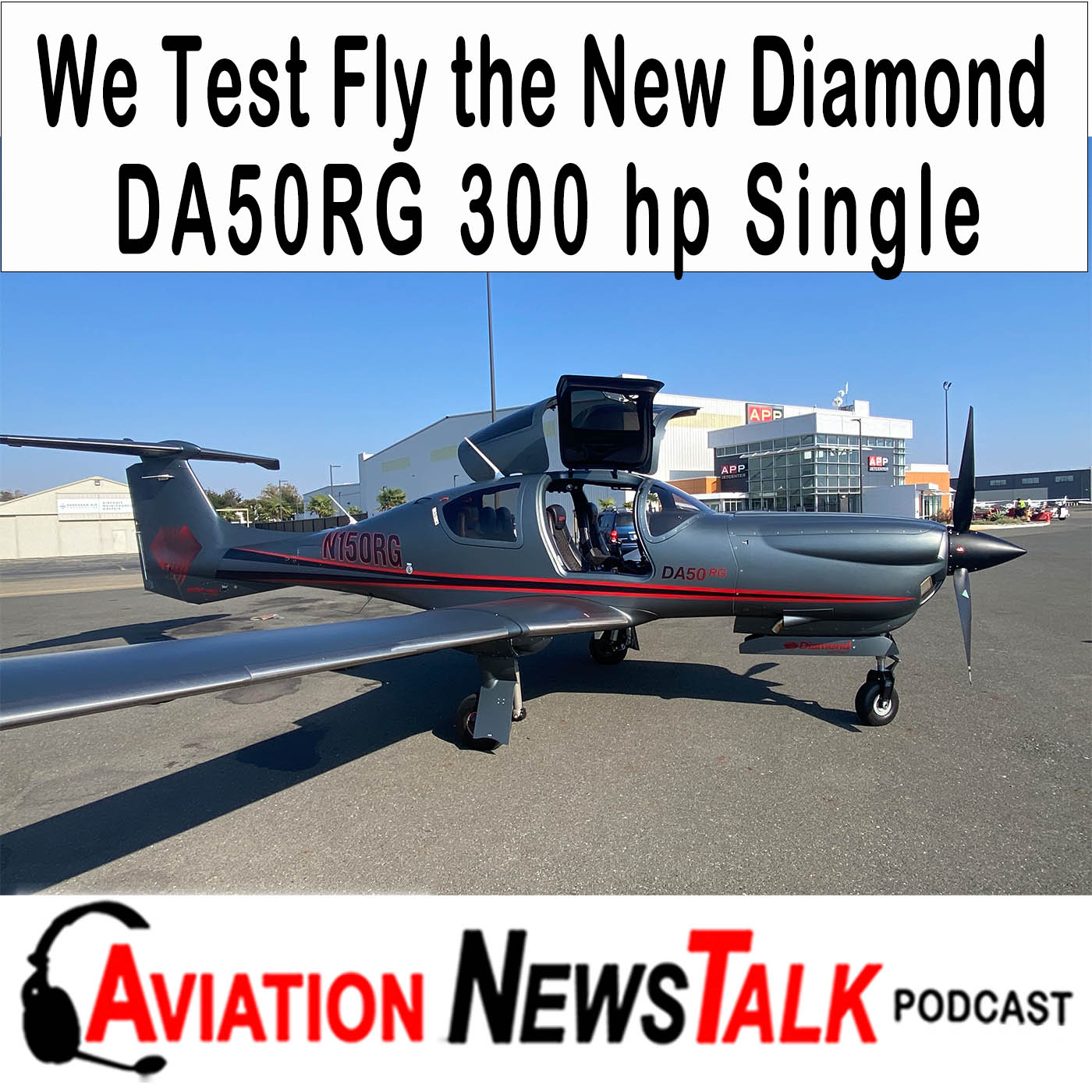 294 Diamond DA50RG Demo Flight - 300 hp FADEC Jet Fuel Engine ...